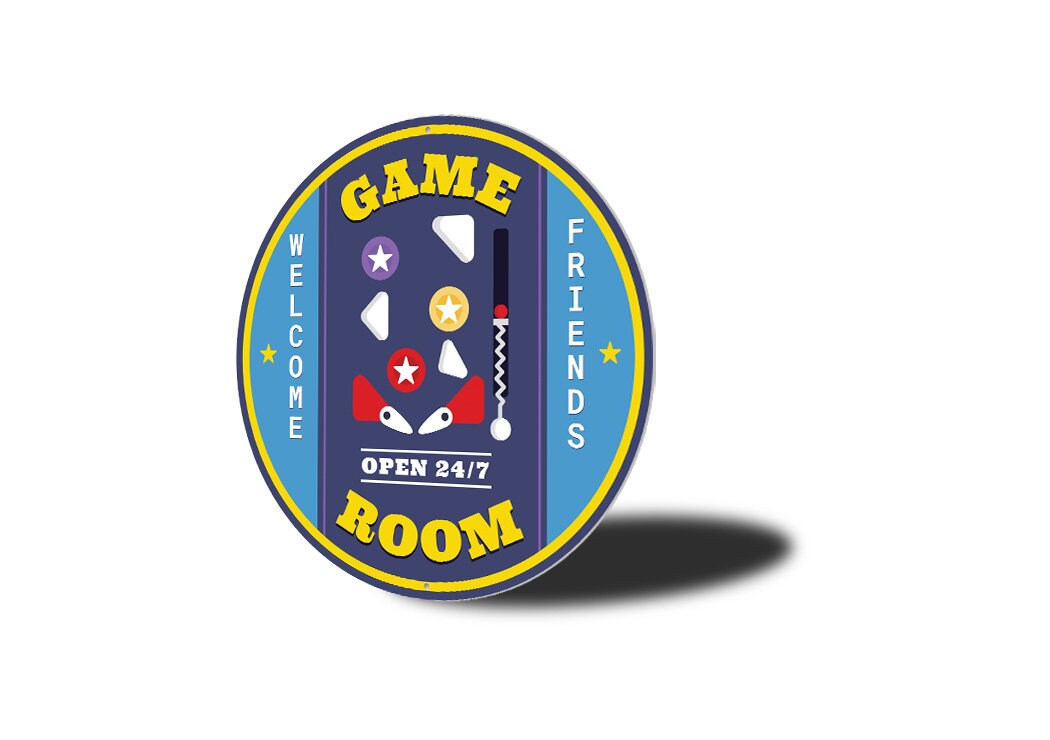 Game Room Welcome Sign Arcade Room Decor Gamer Room Sign - Etsy