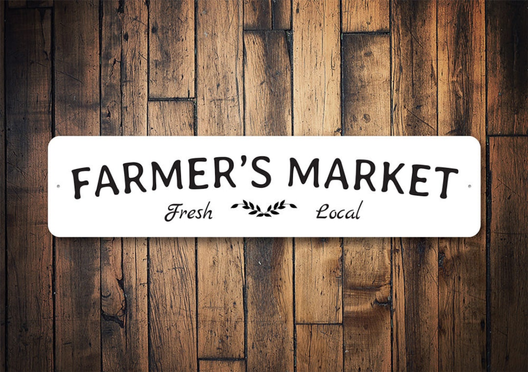 Farmers Market Sign, Decor for Farmers, Sign for Farming, Fruit Market ...