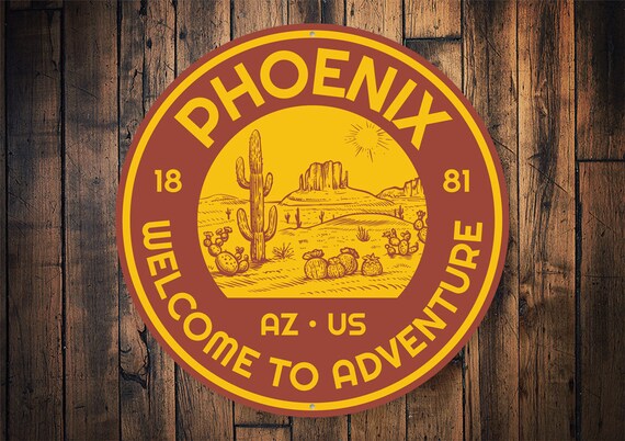 Phoenix AZ Phoenix Arizona Phoenix Lovers Phoenix Sign - Etsy