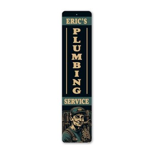 Plumbing Service Sign, Plumbing Gift, Decor for Plumber, Plumbing ...
