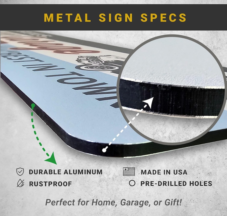 Custom Metal Sign – Personalized Metal Wall Sign for Home or Business ...
