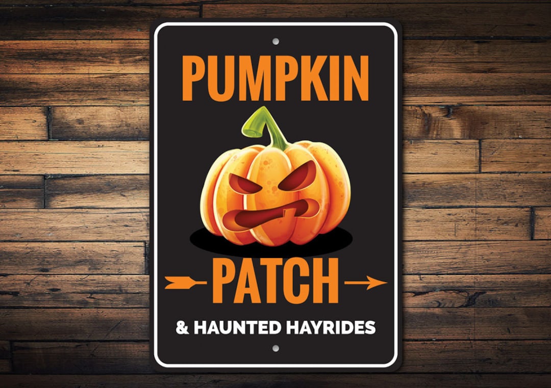 Pumpkin Patch Sign, Pumpkin Halloween, Pumpkin Patches, Scary Pumpkin ...