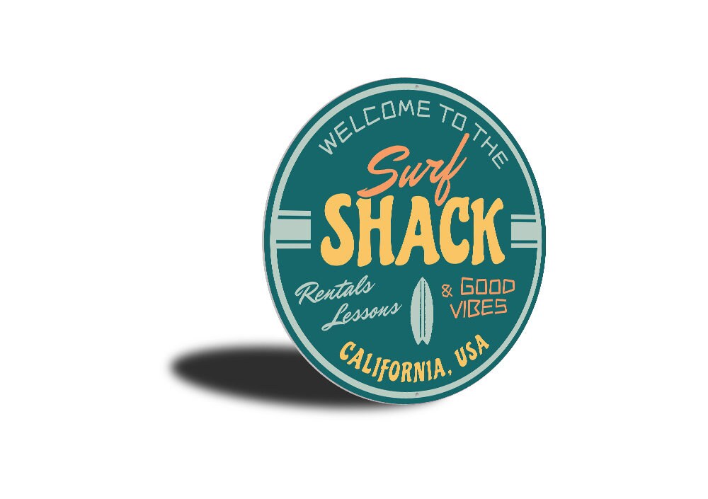 Surfing Shack Surf Shack Home Home Surf Decor California - Etsy