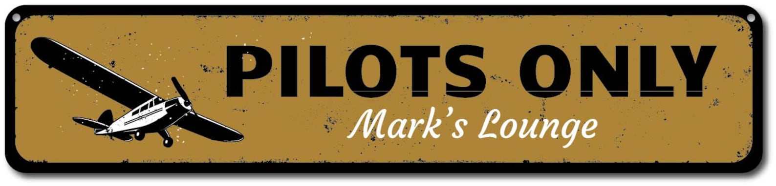 Pilots Only Sign Pilot Gift Hangar Lounge Decor Metal - Etsy