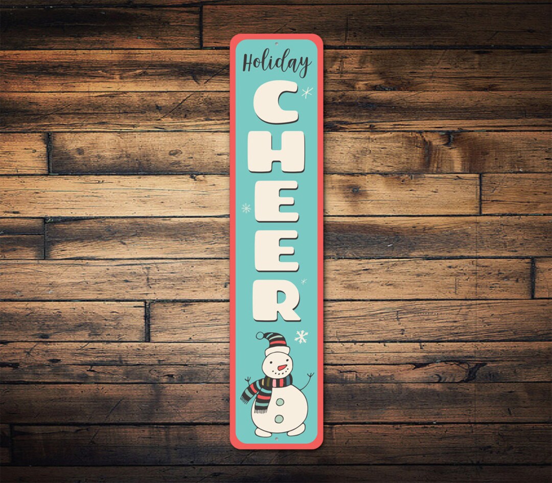 Holiday Cheer Sign, Cute Holiday Decor, Decor for Christmas, Christmas ...