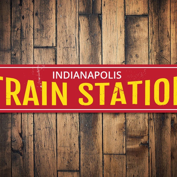 Train Station Sign - Etsy