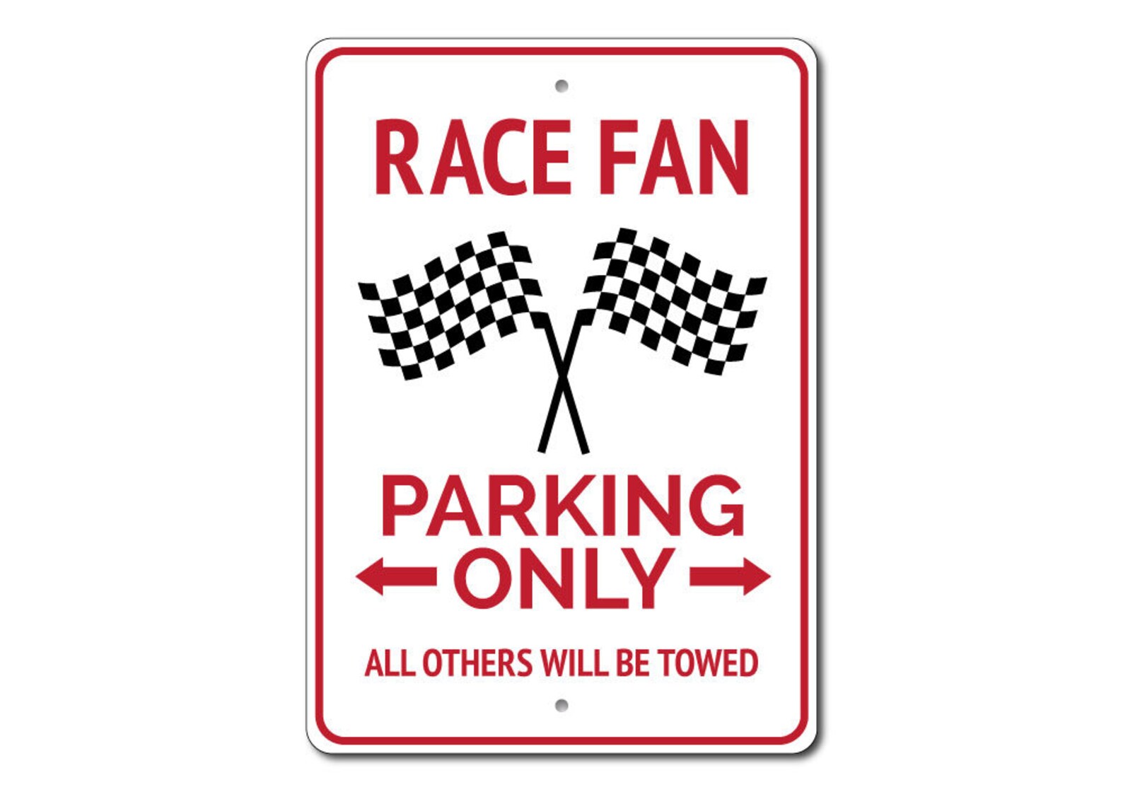 Race Fan Parking Sign Race Fan Gift Racing Decor Race Fan | Etsy