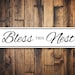 Bless This Nest, Bless This Family, Blessed Family Decor, Family Sign ...