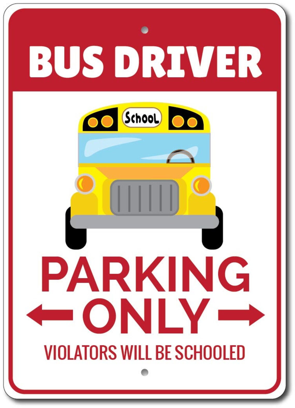 Bus Driver Parking Sign Bus Driver Gift Bus Driver Sign Bus | Etsy