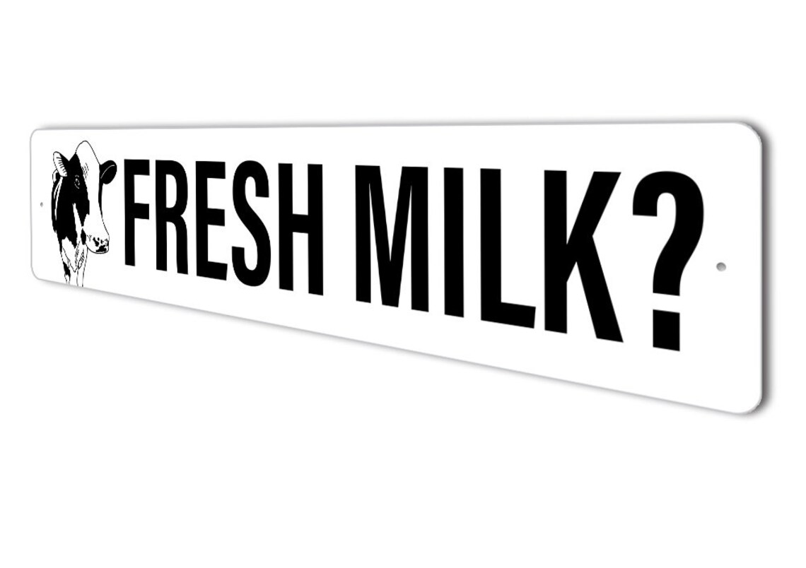 Fresh Milk Sign Cow Farmer Decor Decor for Farm Cow Milk - Etsy