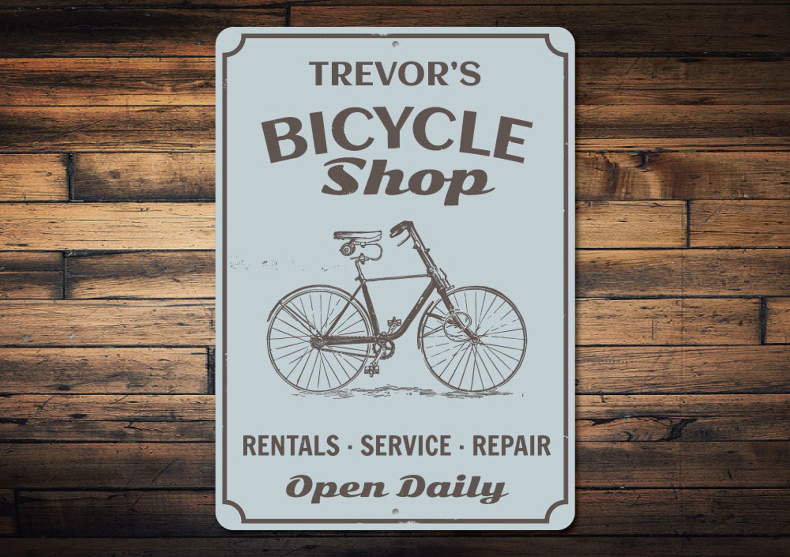 Bicycle Shop Sign Bicycle Sign Gift for Bicyclist Biker - Etsy