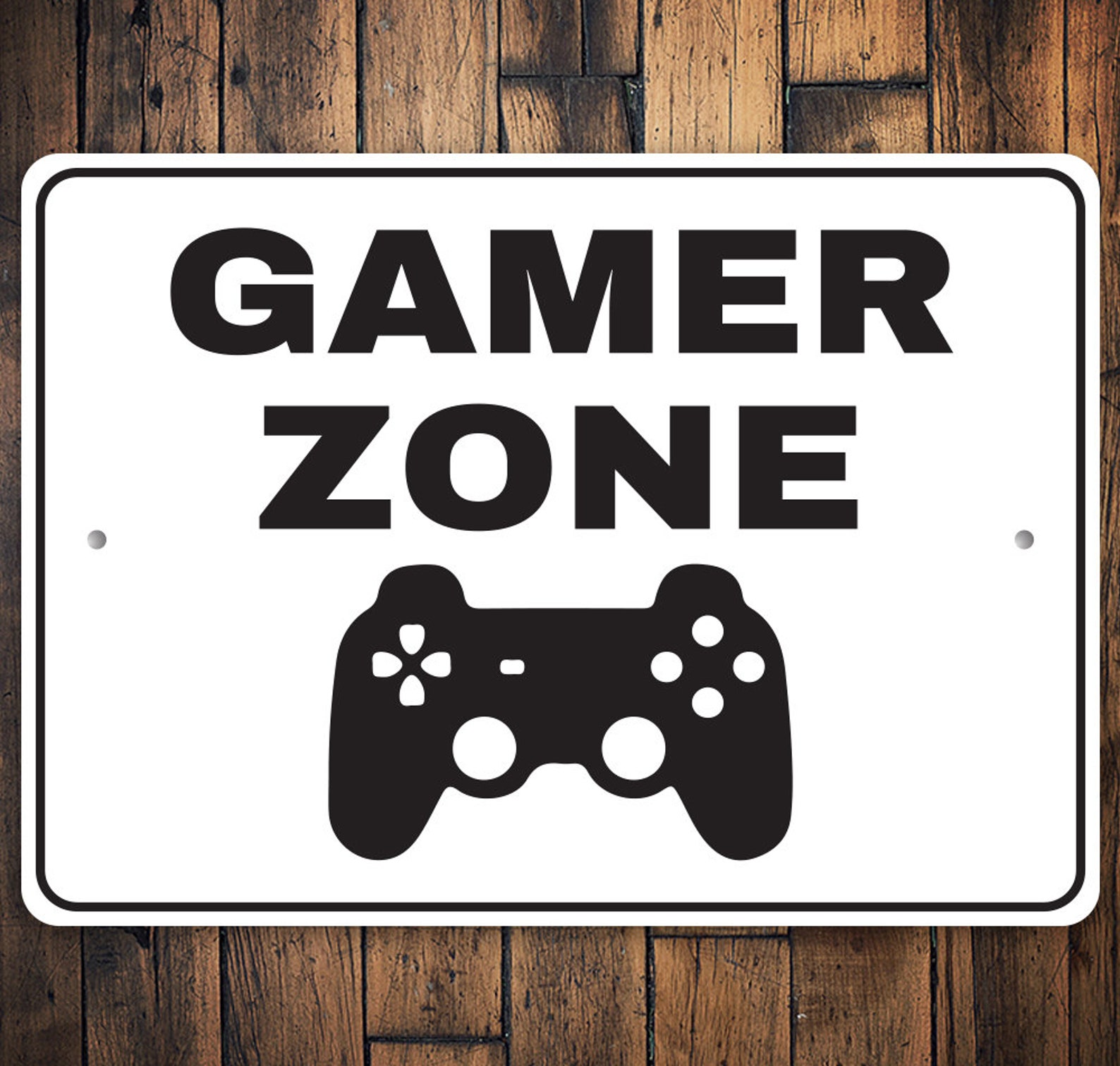 Gamer Zone Sign Gaming Zone Decor Gamer Gaming Decor Game - Etsy