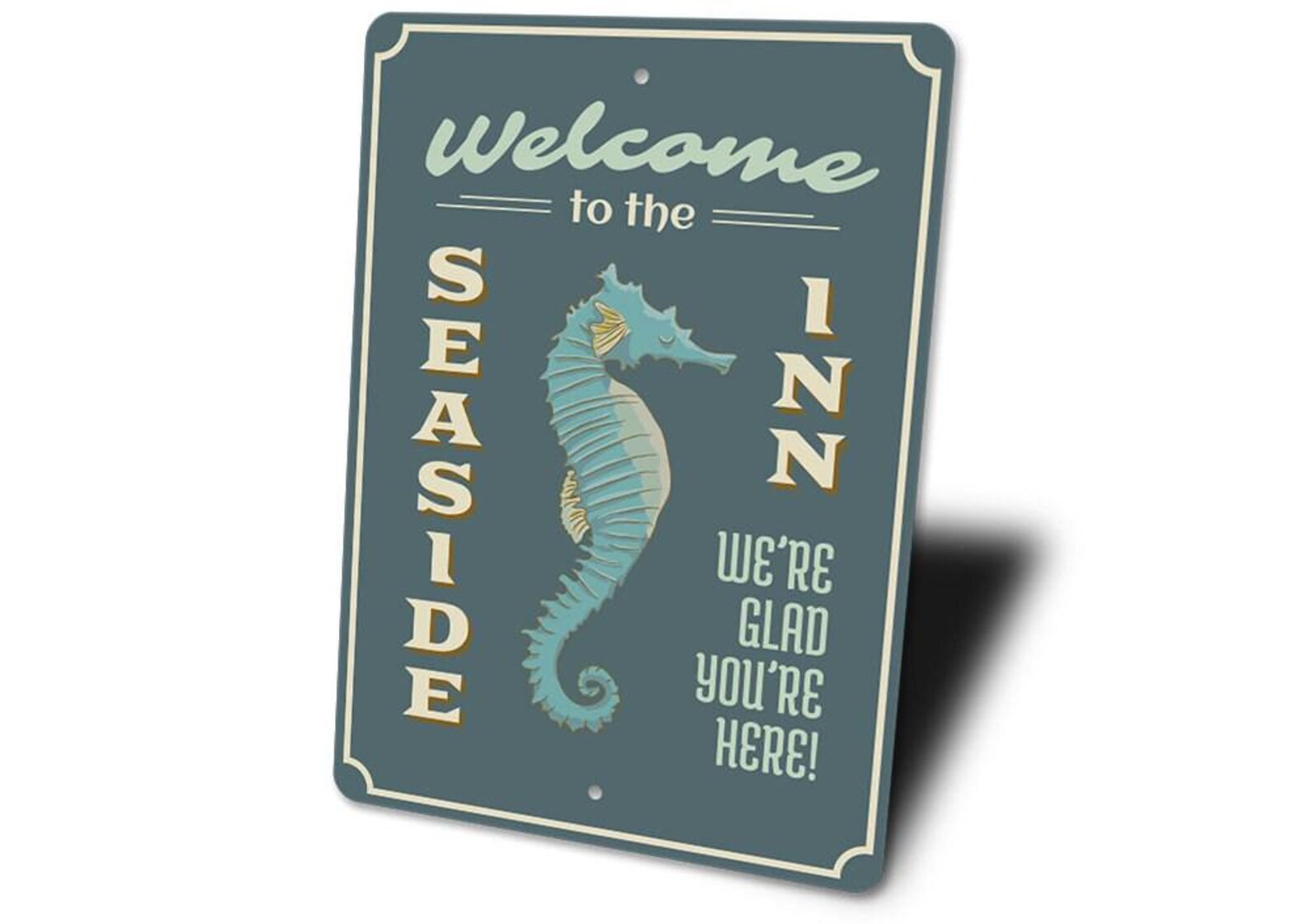 Seaside Inn Sign, Welcome Inn Sign, Beach Decor Design, Sign for Beach ...