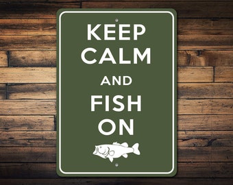 Keep Calm Fish On - Etsy