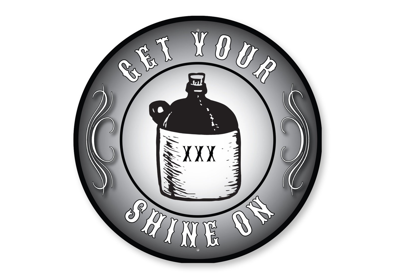 Get Your Shine Sign Cute Moonshine Sign Sign for Moonshine | Etsy