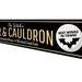 Bar and Cauldron, Bat Bar Decor, Spooky Bar Sign, Spooky Decor, Decor ...