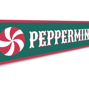 Peppermint Sign, Peppermint Candy, Candy Cane Sign, Christmas Candy ...
