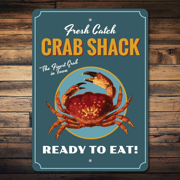 Crab Shack Sign - Etsy