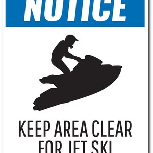 Jet Ski Decor, Jet Ski Notice Sign, Jet Ski Sign, Jet Ski Lover Gift ...