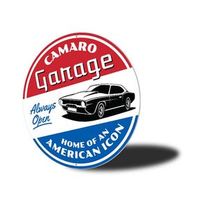 Chevrolet Camaro, Chevy Camaro Garage, Decor for Camaro, Chevrolet ...