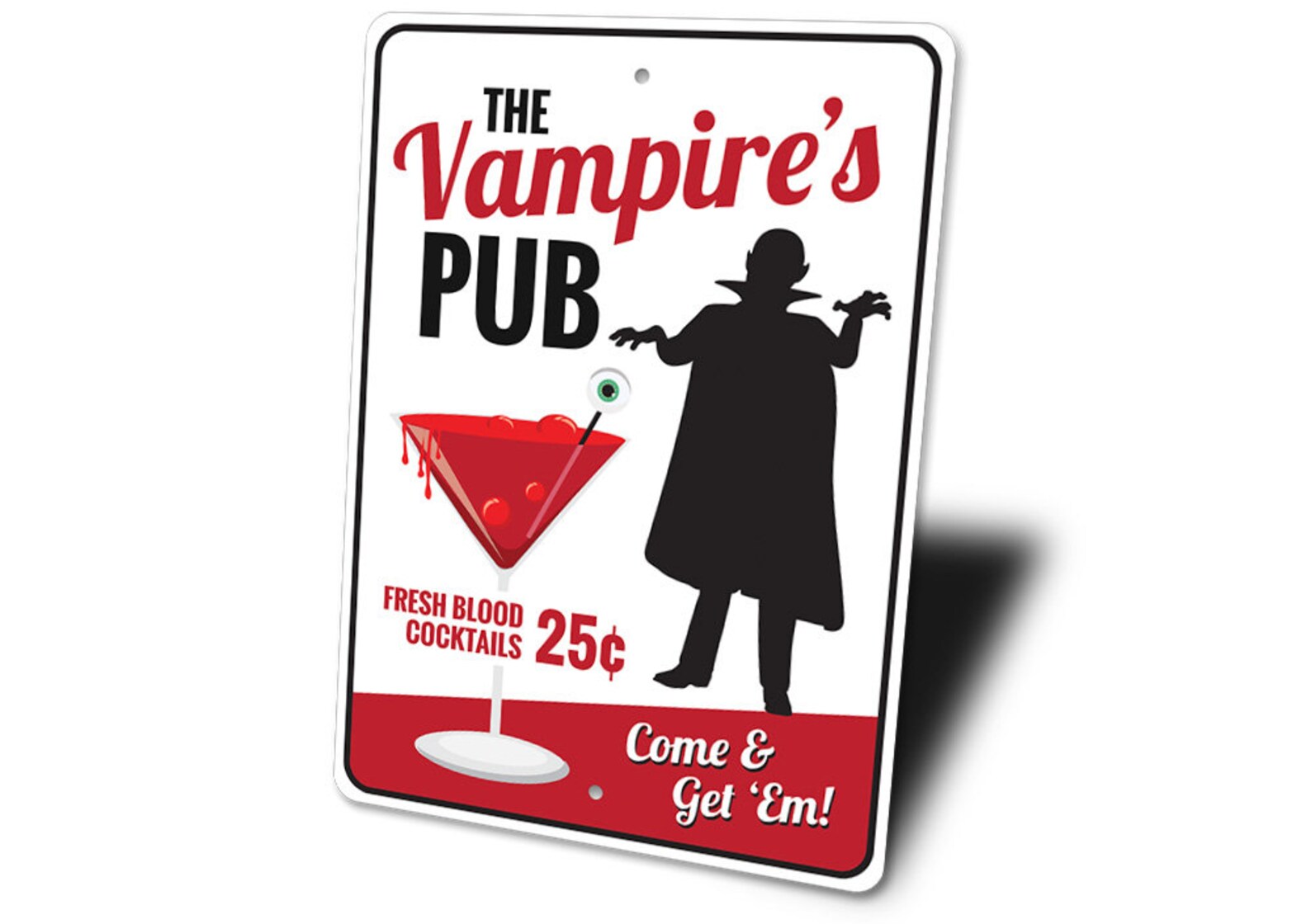 The Vampire Pub Vampire Pub Sign Vampire Scary Decor | Etsy