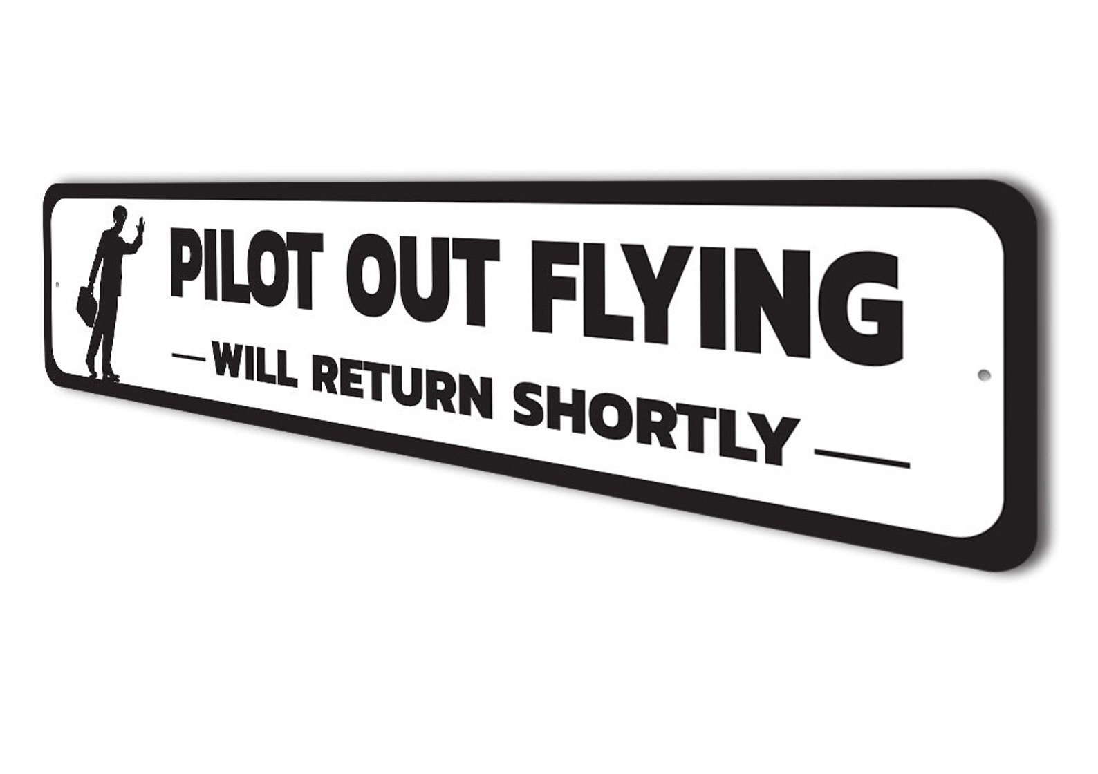 Pilot Out Flying Pilot Gone Sign Out Flying Sign Pilot - Etsy