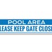Pool Area Sign Backyard Gate Sign Pool Lover Gift Poolside - Etsy