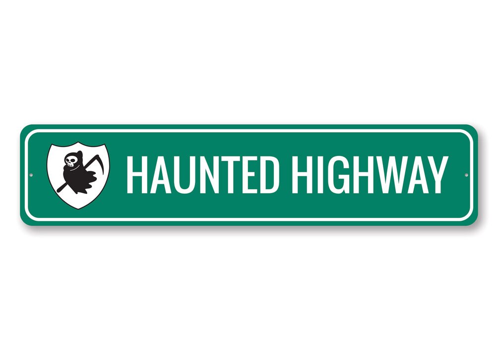 Haunted Highway Haunted Road Signs Scary Road Decor - Etsy