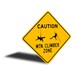 Caution Mountain Climber Sign Caution Climbing Sign Mountain - Etsy