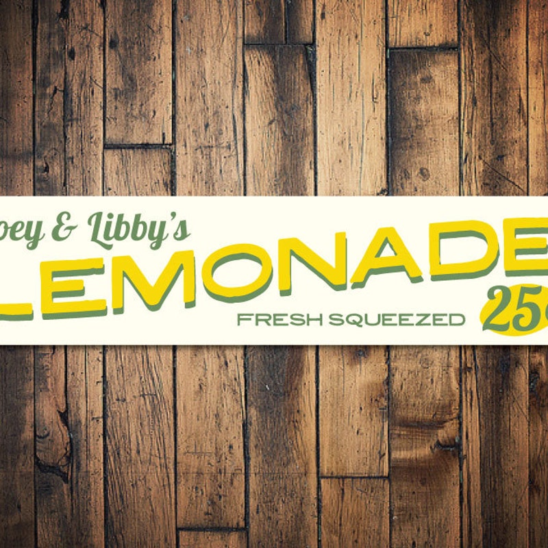 Lemonade 25 Cent Sign - Etsy