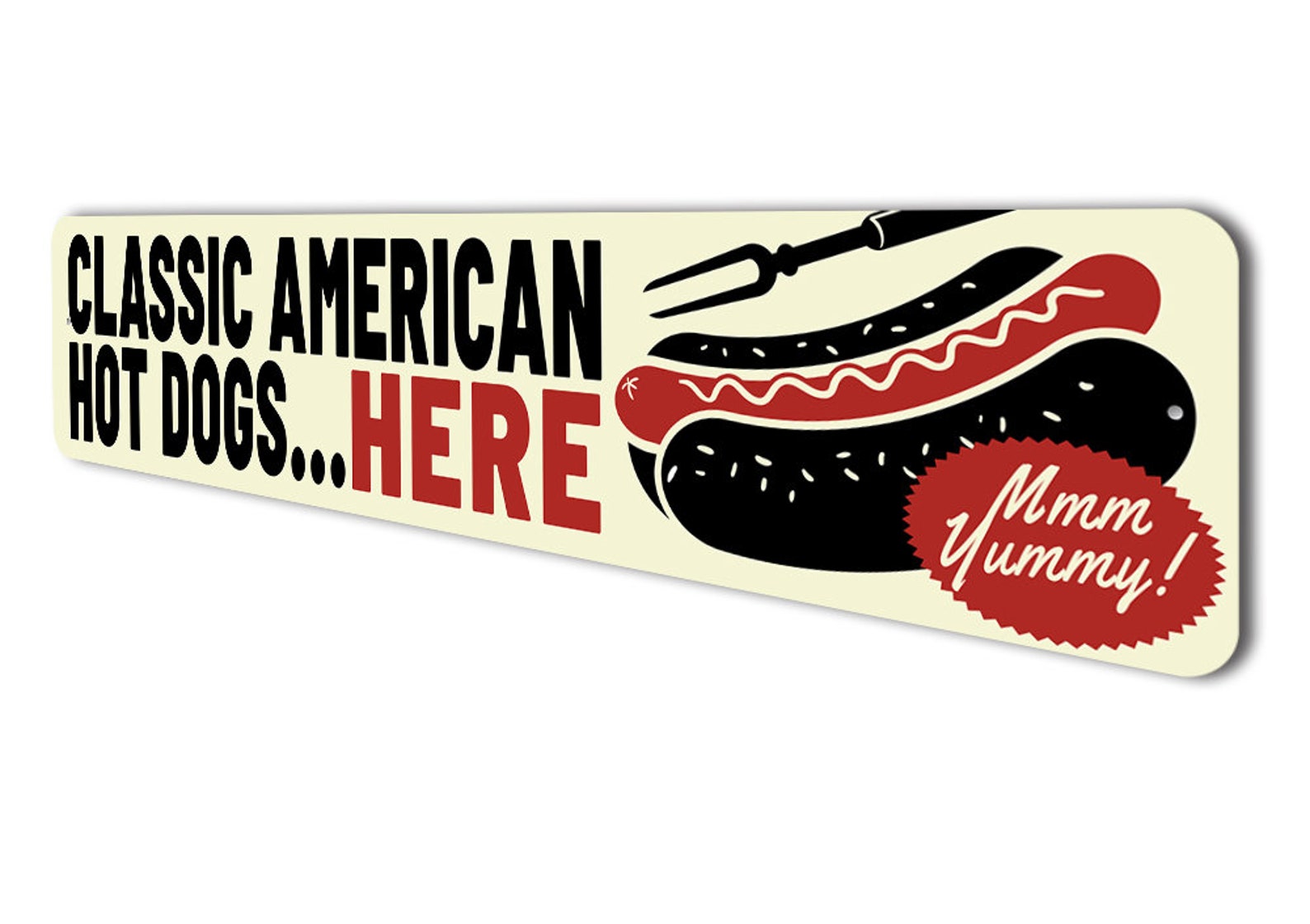 Classic Hot Dogs Sign Sign for Hot Dog Kitchen Sign Hot Dog - Etsy