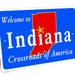Indiana State Road Sign, Indiana Welcome Sign, Indiana Road Welcome ...