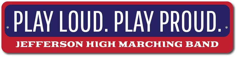 Play Music Sign Loud & Proud Band Sign Gift for Band Member | Etsy