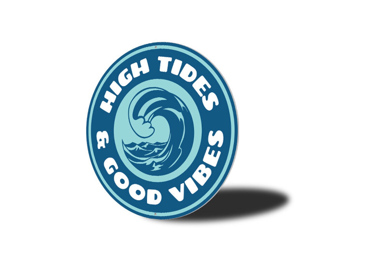 High Tides and Good Vibes High Tides Sign Big Wave Signs - Etsy