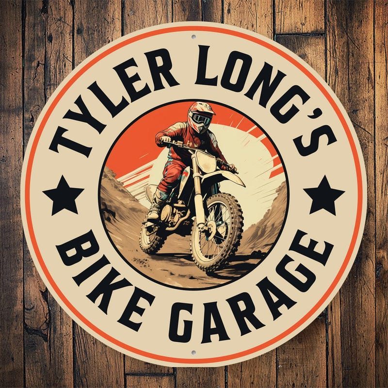 Garage Dirtbike Sign - Etsy