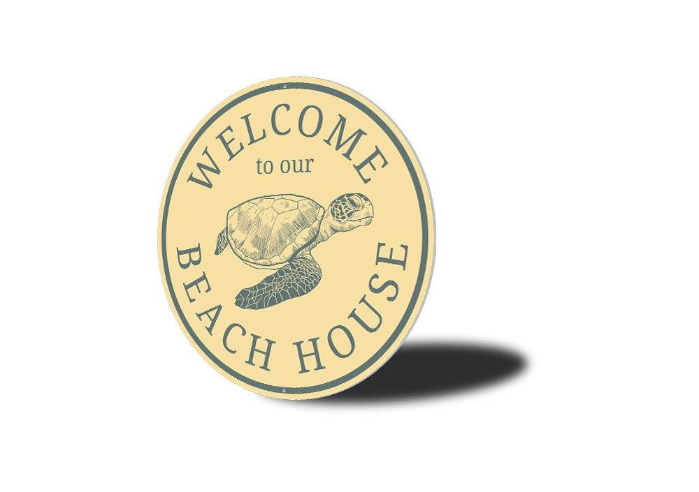 Welcome to Beach Sign, Beach Welcoming, Ocean Front, Beach Decorations ...