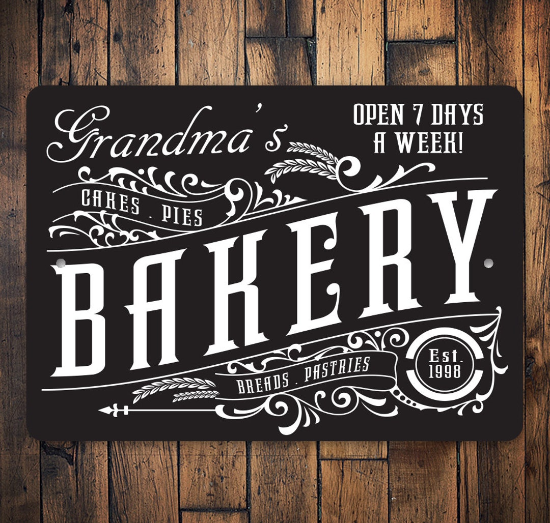 Personalized Bakery Sign, Kitchen Signs, Custom Signs, Farmhouse Signs ...
