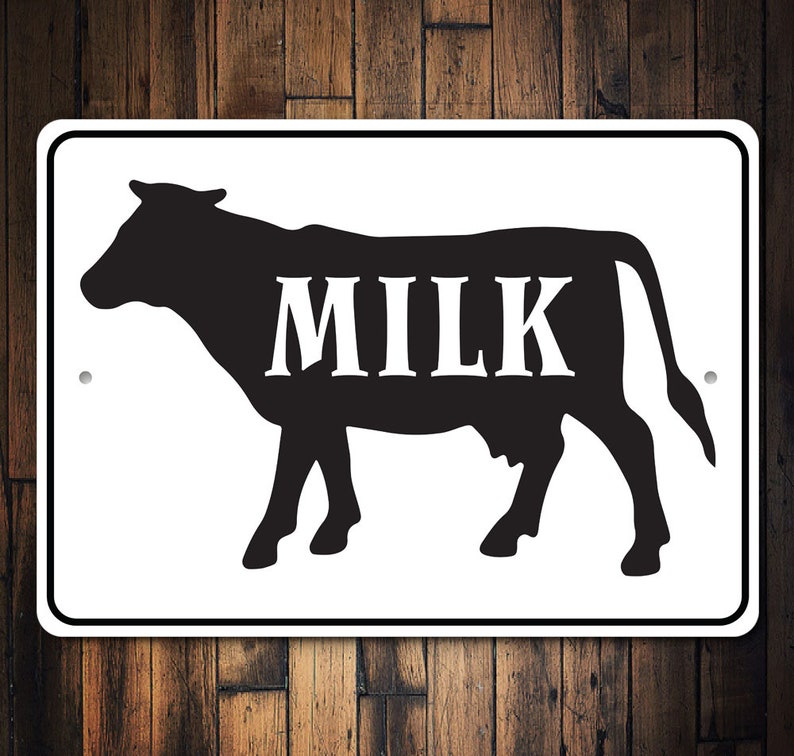 Cow Sign Sign for Milk. Decor for Farming Cow Milk Sign - Etsy