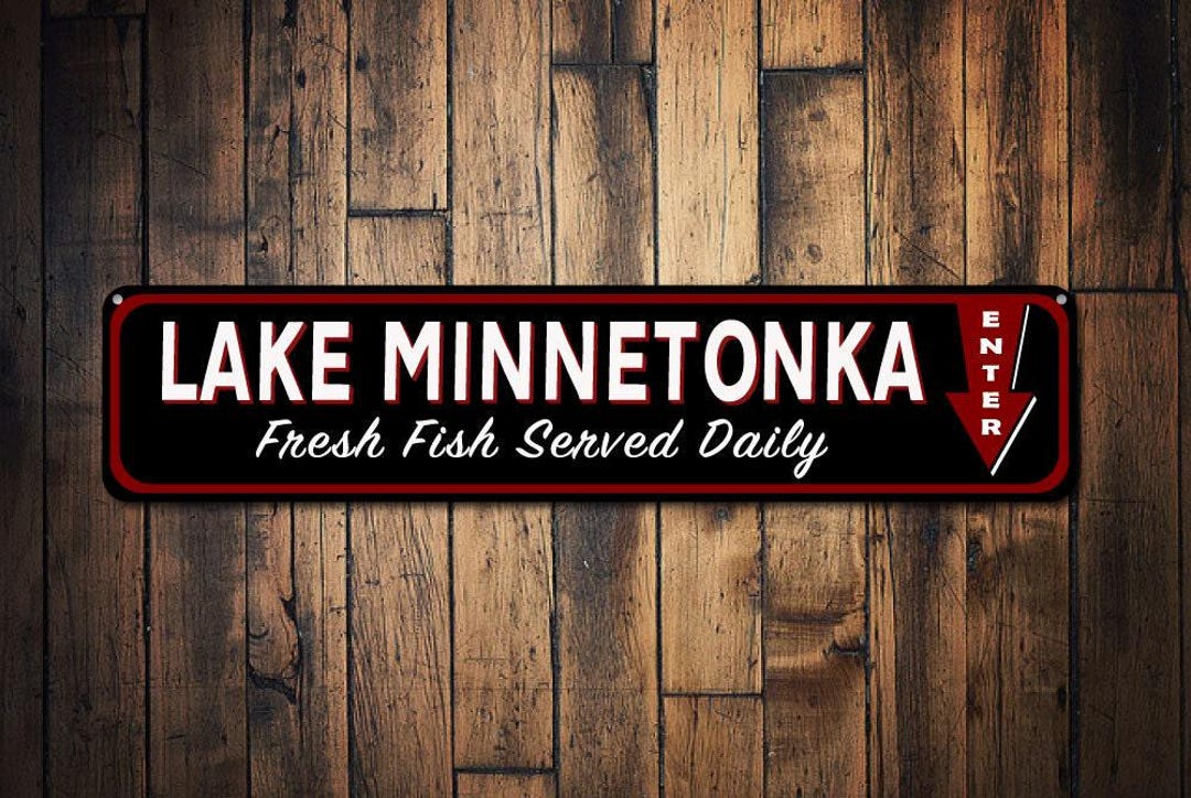 Fresh Fish Sign, Personalized Fresh Fish Served Daily Sign, Lake House ...