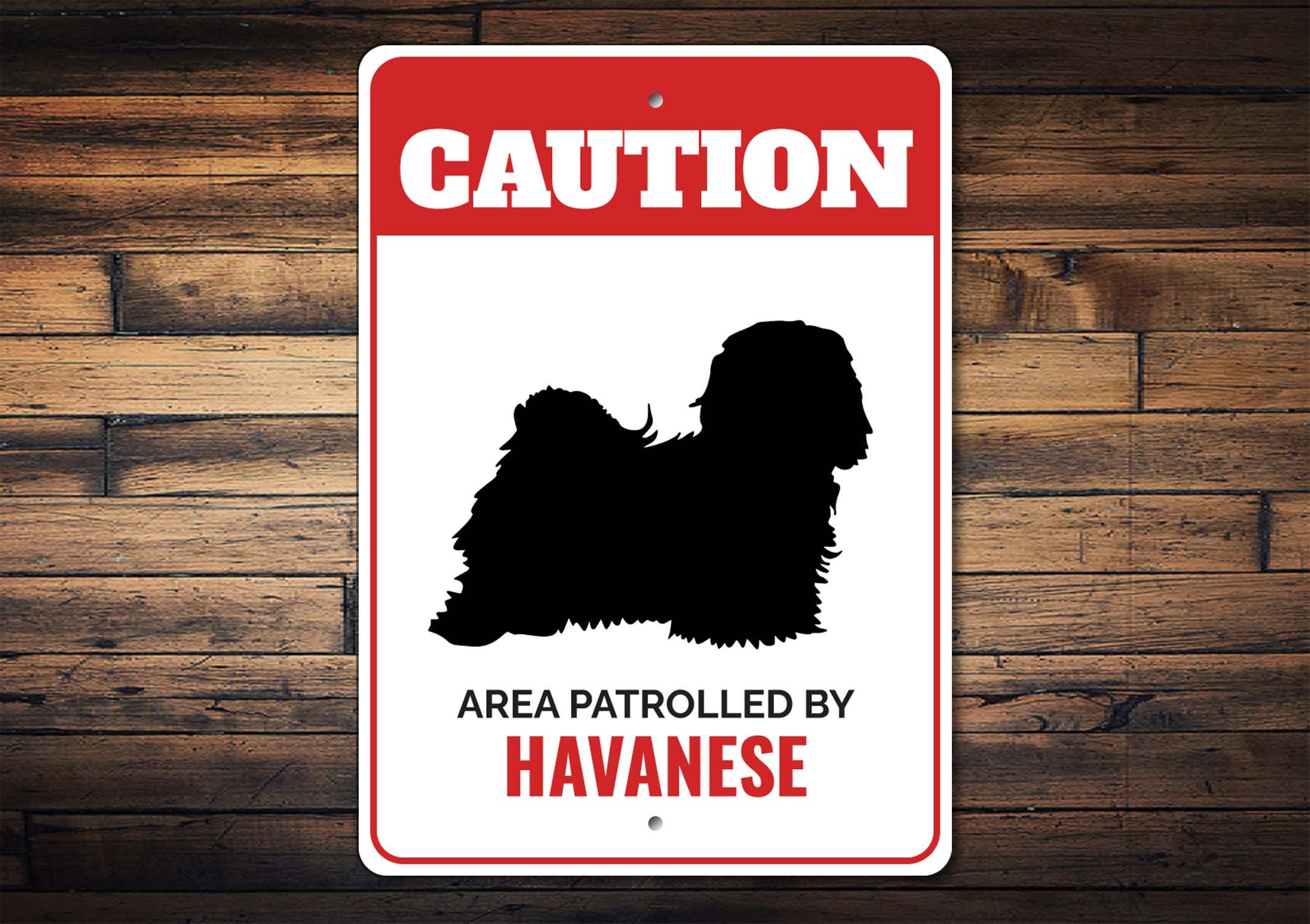 Havanese Dog Sign Caution Dog Sign Havanese Lover Dog Breed - Etsy