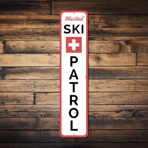 Ski Lift Vertical Sign Custom Arrow Skiing Location Name - Etsy