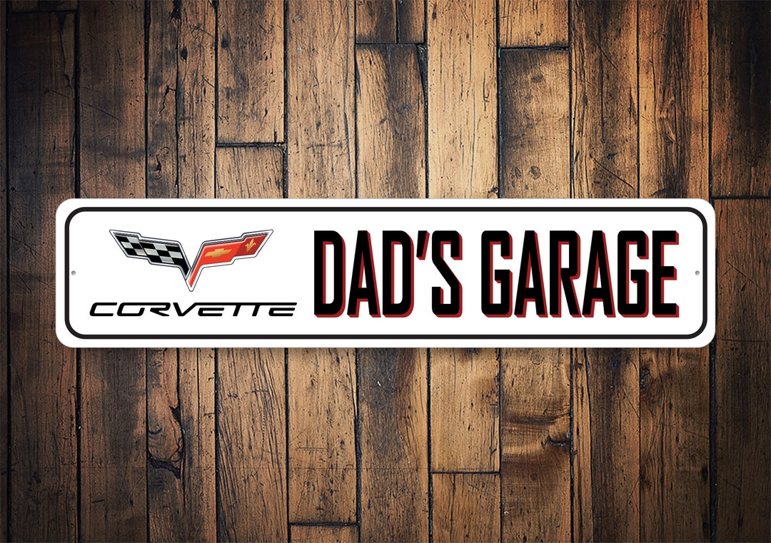 C6 Corvette Sign, C6 Chevy Corvette, C6 Corvette Gift, Dads Man Cave ...