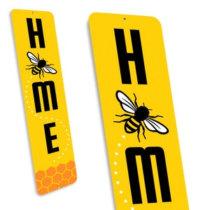 Home Honey Bee Sign Bee Farm Sign Farmhouse Decor Honeycomb - Etsy