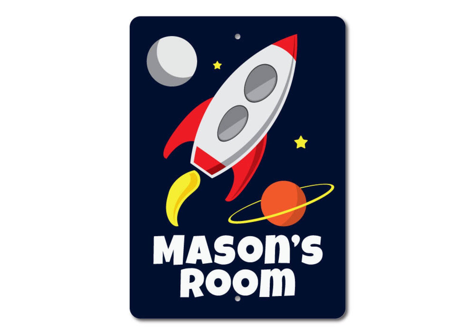 Rocket Sign Rocket Ship Decor Space Lover Gift Planet Sign - Etsy