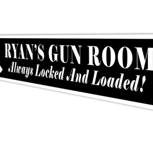 Custom Gun Room Sign, Sign for Guns, Gun Decor, Decor for Firearms ...