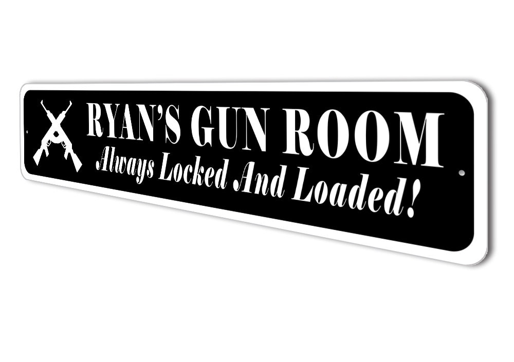 Custom Gun Room Sign, Sign for Guns, Gun Decor, Decor for Firearms ...