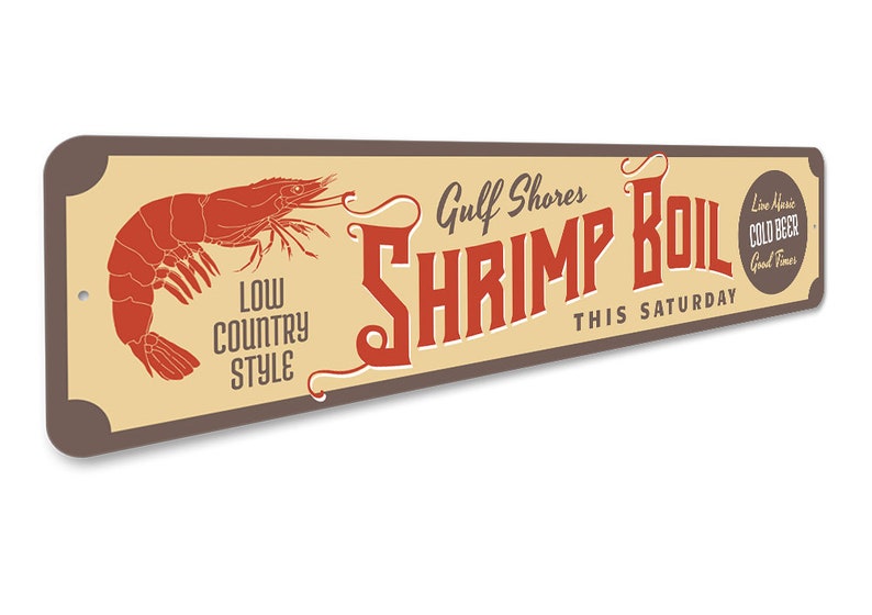Shrimp Signs, Shrimp Eaters, Shrimp Boil Sign, Gulf Shores, Ocean ...