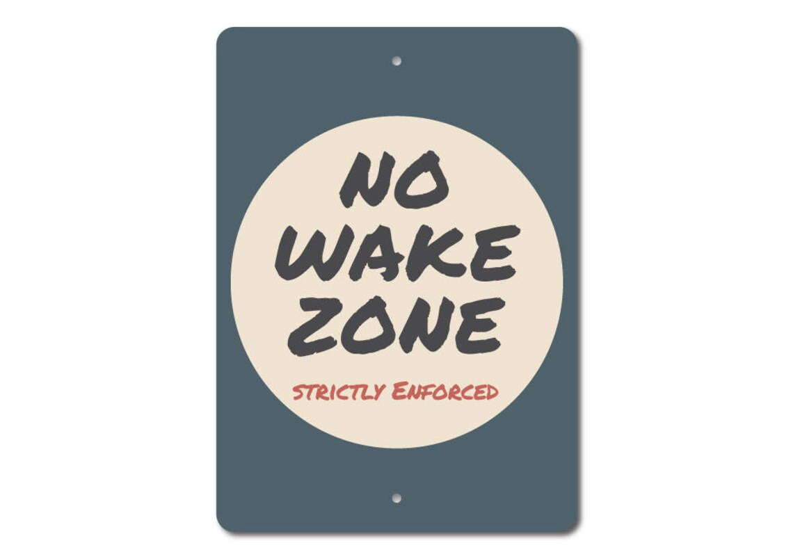 No Wake Zone Sign Lake Rules Sign Lake Zone Sign Lake - Etsy