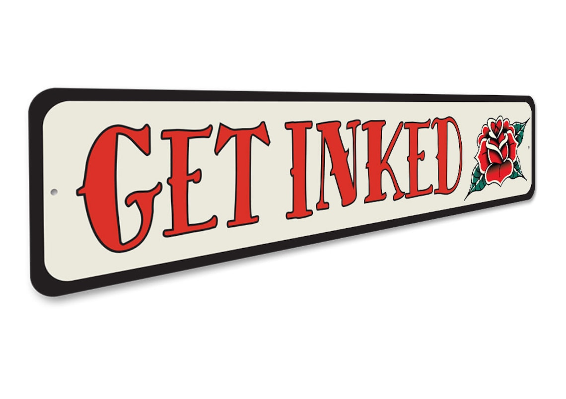 Get Inked Sign Inked up Sign Inked Skins Tattoo Lovers - Etsy