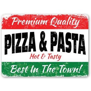 Premium Italian Sign, Italian Food Sign, Good Italian Pizza, Pizza ...
